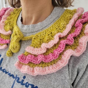 Pop Ya Collar - PDF Pattern for a Frill Collar in Crochet - Frills and ...