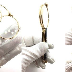 Antique Victorian 14ct Yellow Gold Opera/lorgnette Tortoise Shell ...