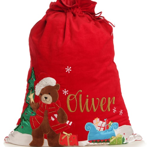 Deluxe Velvet Teddy Sack | Etsy