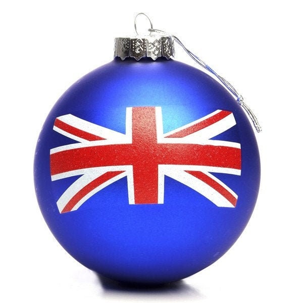 Union Jack Christmas Bauble - Etsy UK