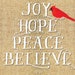 Burlap, Bells and Birds Christmas Poster - Downloadable Print - Etsy