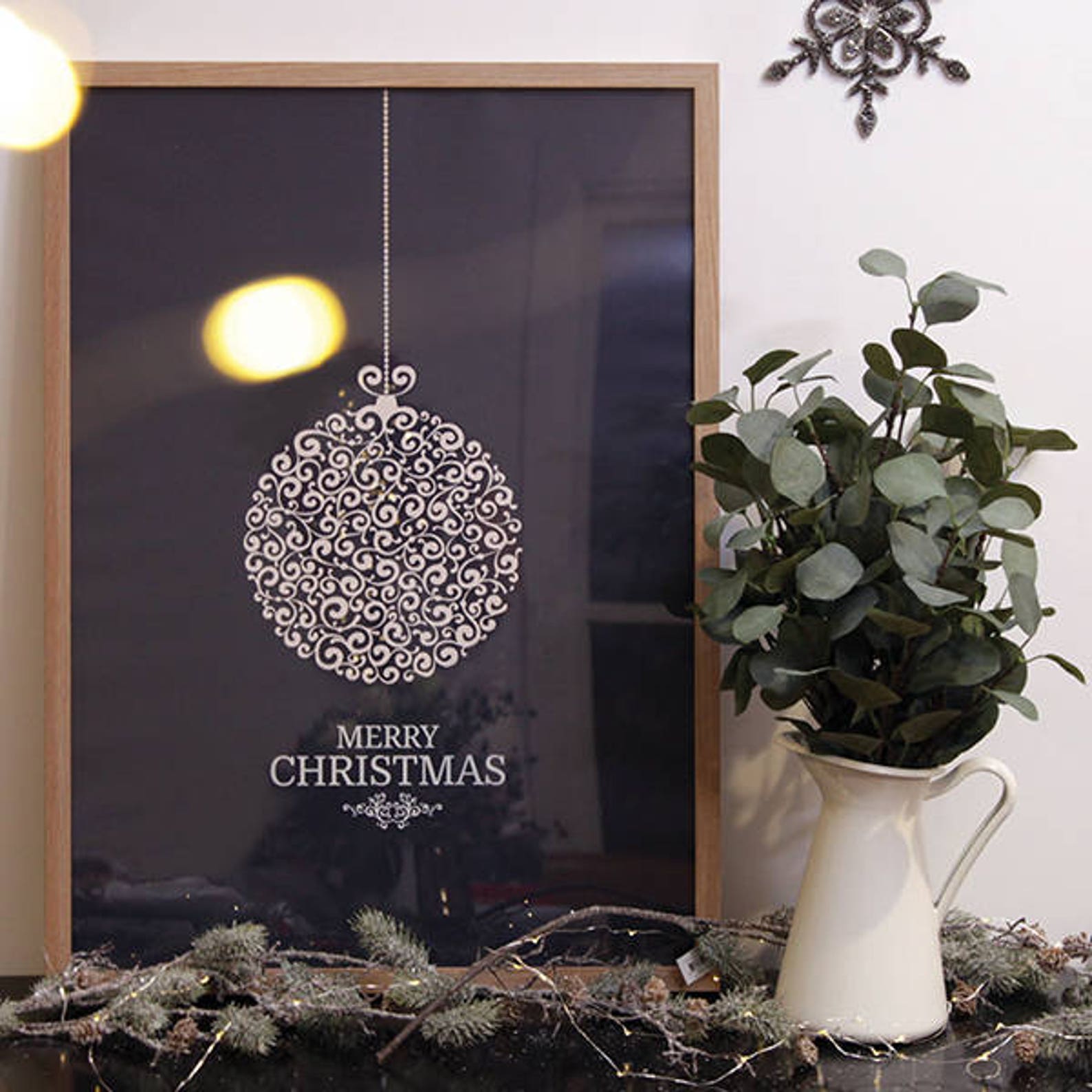 Naturally Elegant Christmas Poster Downloadable Print | Etsy