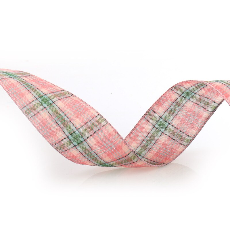 Plaid Wired Ribbon - Etsy