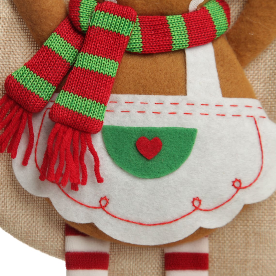 Personalised Gingerbread Girl Christmas Stocking With Dangly - Etsy