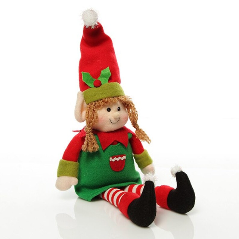 Girl Elf Shelf Sitter and Bauble Pack - Etsy