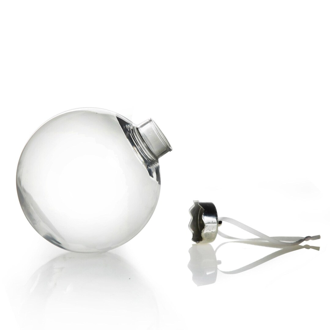10cm Clear Acrylic Fillable Craft Bauble - Etsy