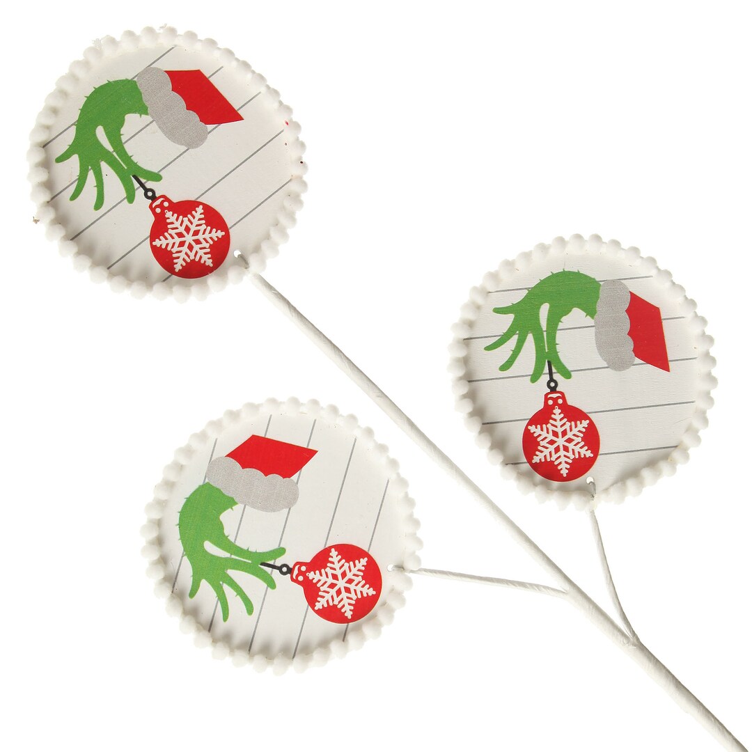 Grinch Christmas Pick - Etsy