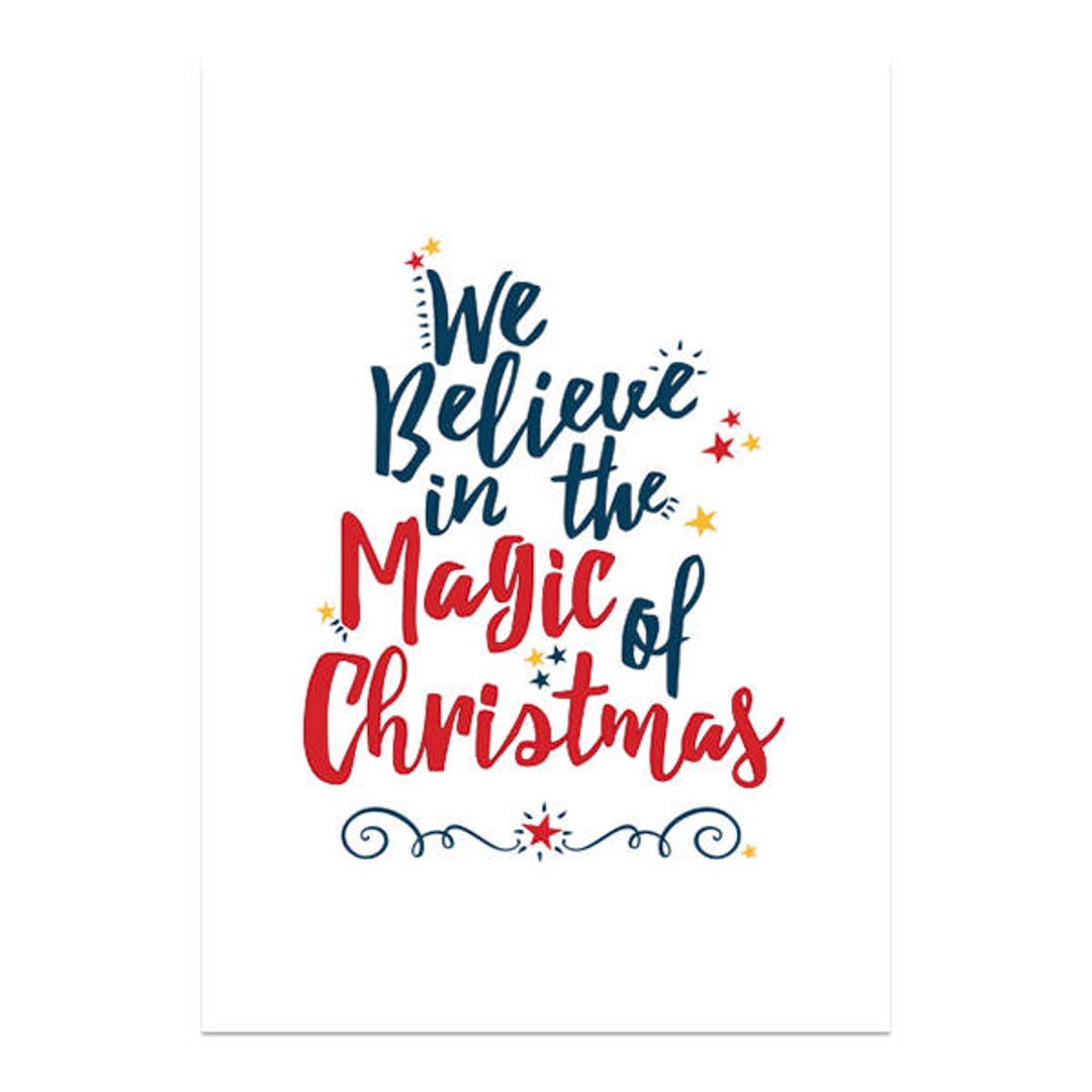 Magical Christmas Morning Christmas Poster - Downloadable Print - Etsy