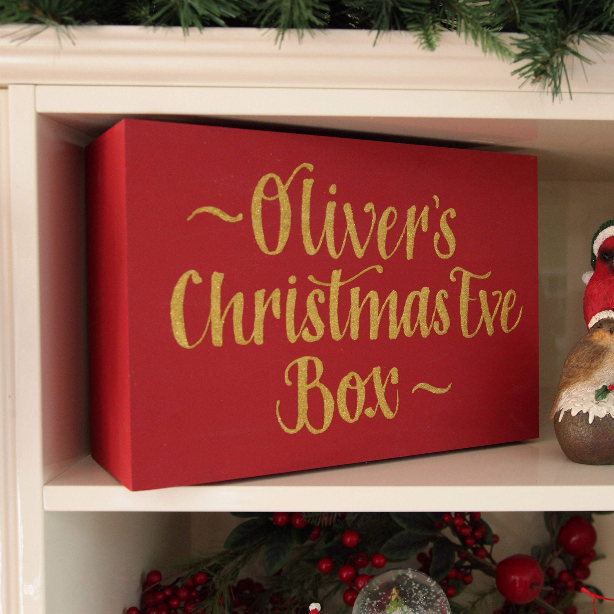 Red Christmas Eve Box