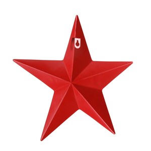 Red Metal Star - Etsy