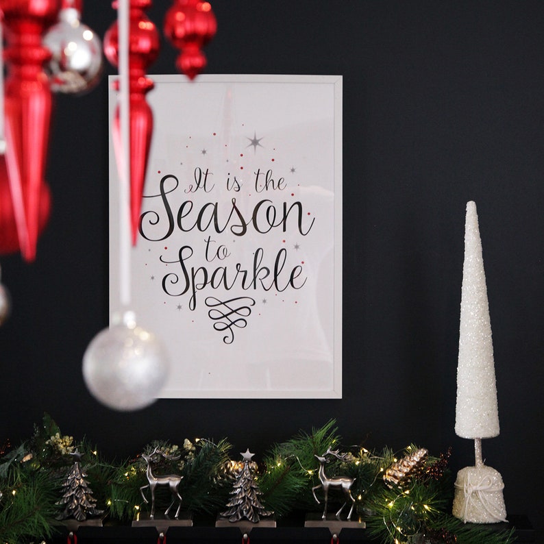 Christmas Sparkle Poster - Downloadable Print - Etsy