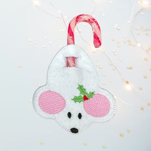 Christmas Mouse Candy Cane Holder - Etsy