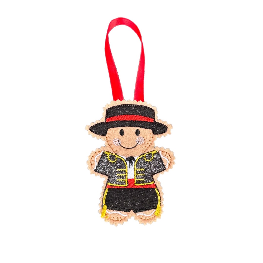 Spanish Gingerbread Man Felt Decoration - Etsy UK