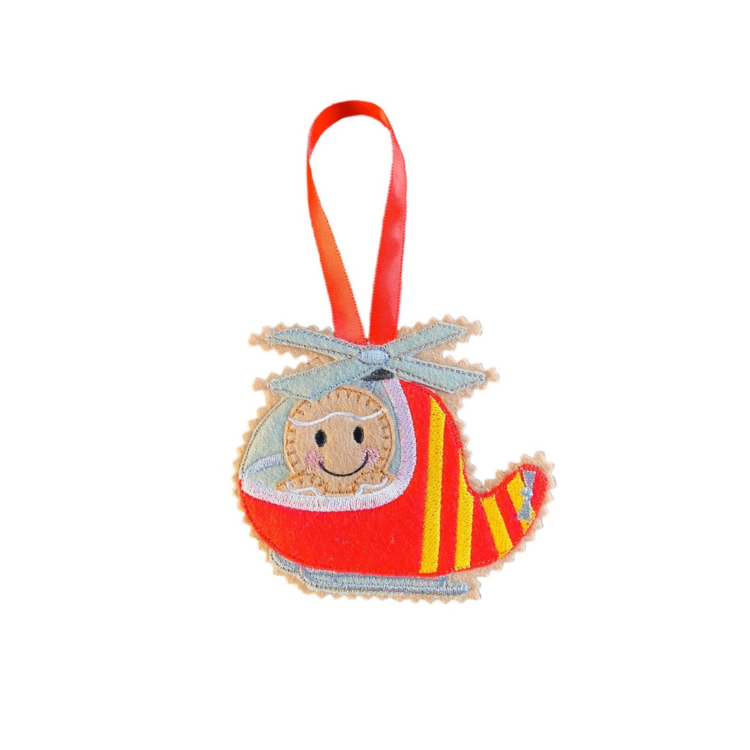 Paramedic/ Air Ambulance Gingerbread Man Felt Decoration - Etsy