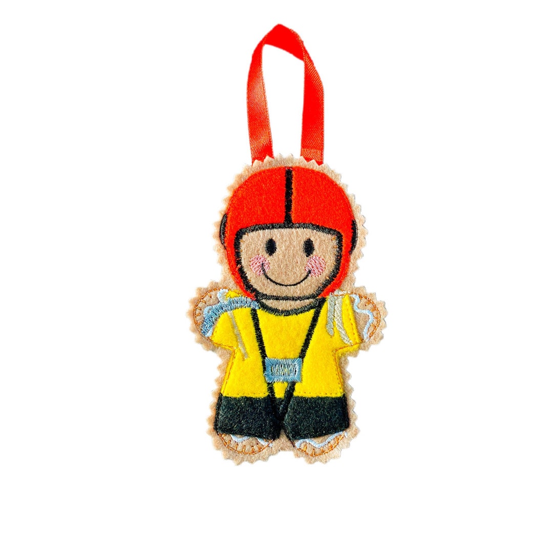 Rock Climber / Climber Gingerbread Man Felt Decoration - Etsy