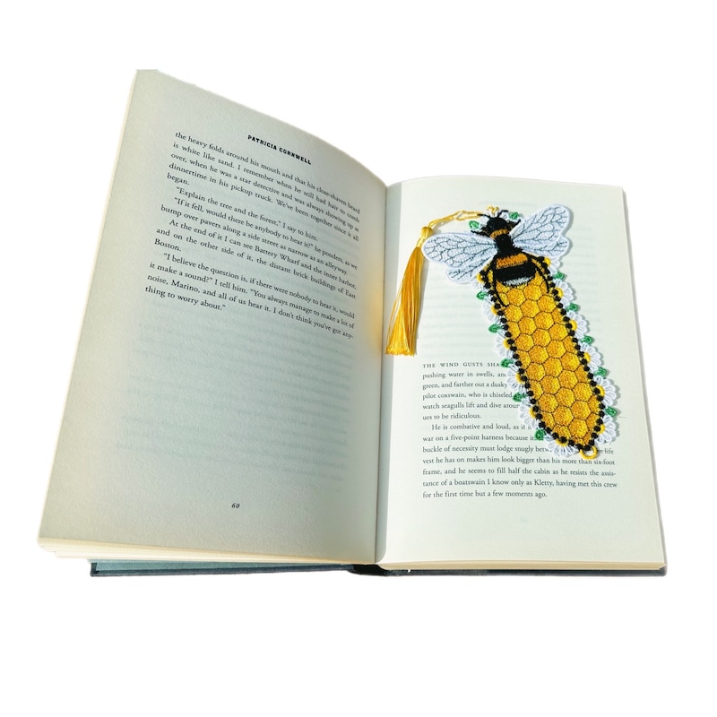 Bee Bookmark - Etsy