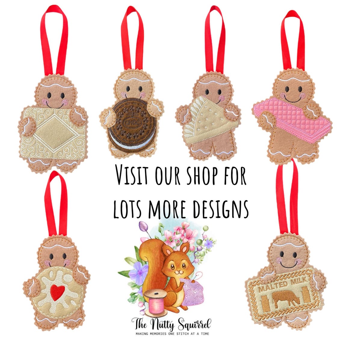 Optician / Ophthalmologist / Eye Specialist Gingerbread Man Felt ...