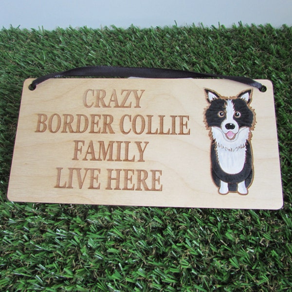 Wooden Border Collie Sign - Etsy