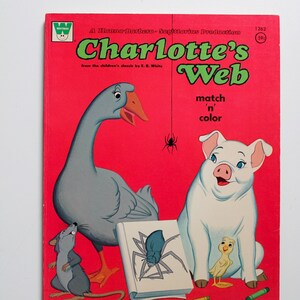 charlotte's web colouring pictures