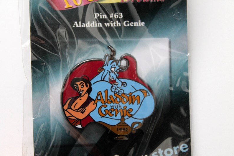 Aladdin With Genie Pin 100 Years of Dreams Disney 63 SEALED - Etsy