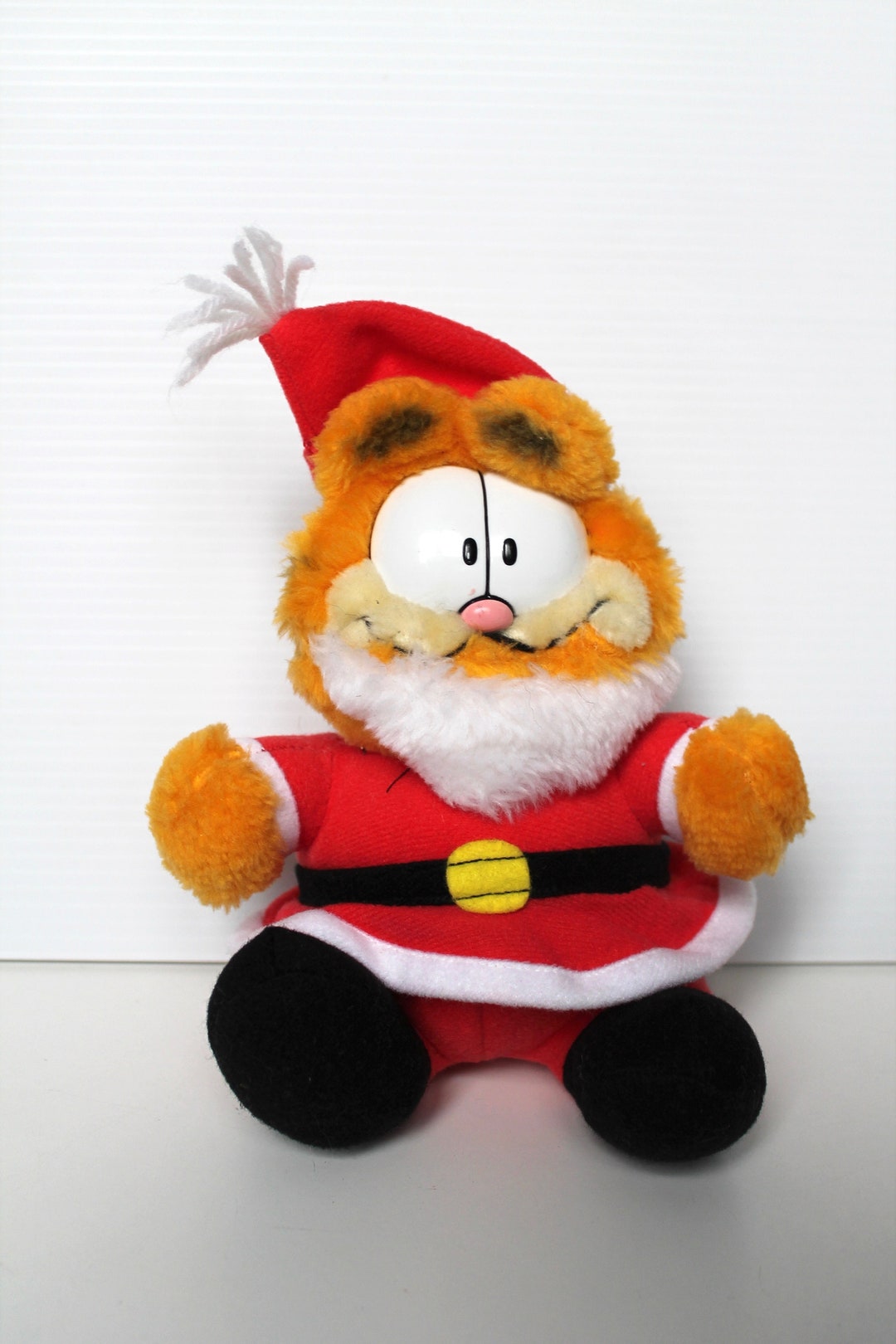 Vintage Garfield Santa Claus Plush 1983 - Etsy