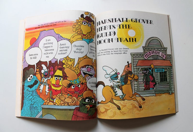 Sesame Street Tales of Sesame Gulch 1977 - Etsy