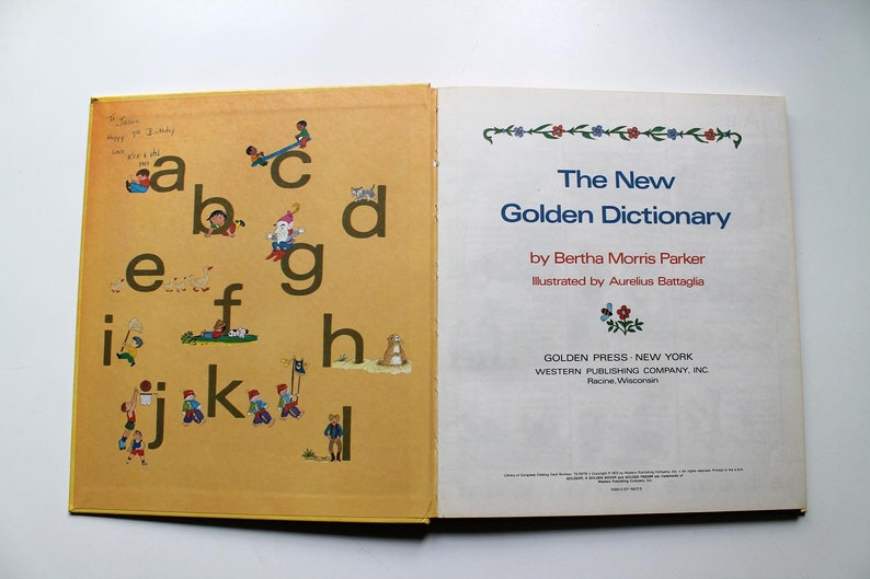 The New Golden Dictionary By Bertha Morris Parker 1972 | Etsy