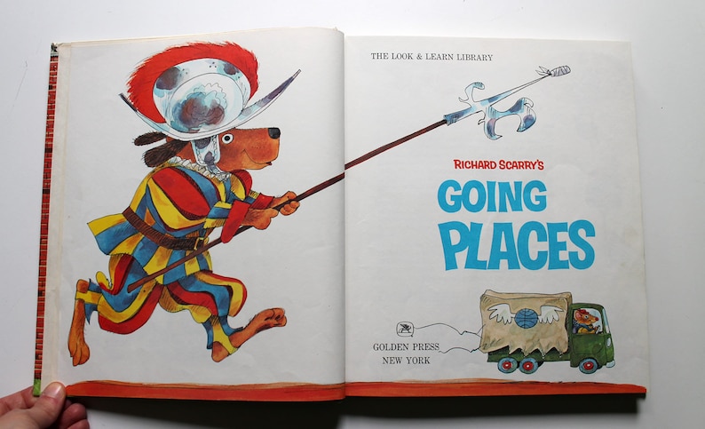Richard Scarry Going Places Book 1971 - Etsy