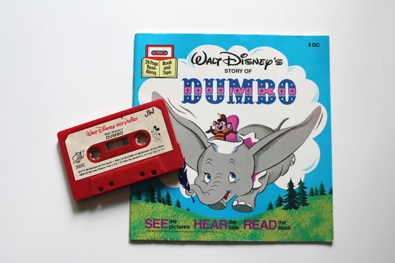 Dumbo Book and Audio Cassette Read Along 1977 - Etsy