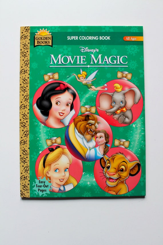 Disney Movie Magic Super Colouring Book - Etsy