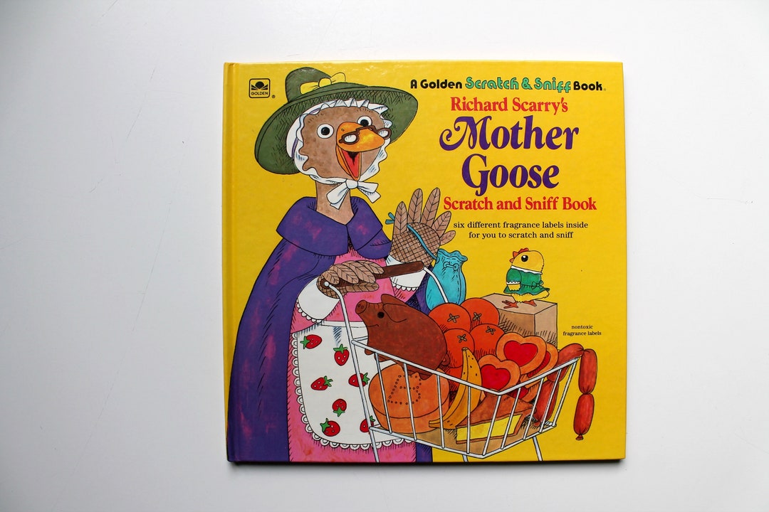 Richard Scarry Mother Goose A Golden Scratch & Sniff Book 1979 RARE - Etsy