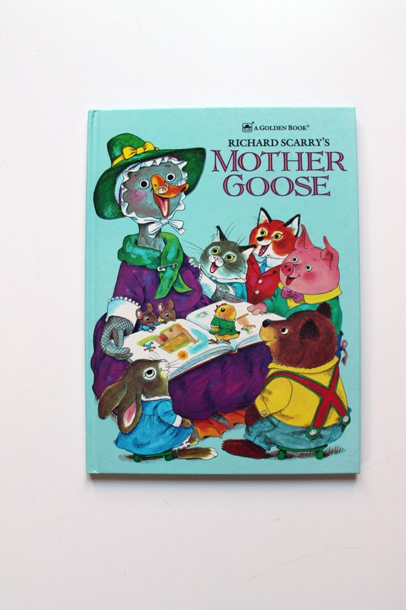 Richard Scarry's Mother Goose 1972 - Etsy Österreich