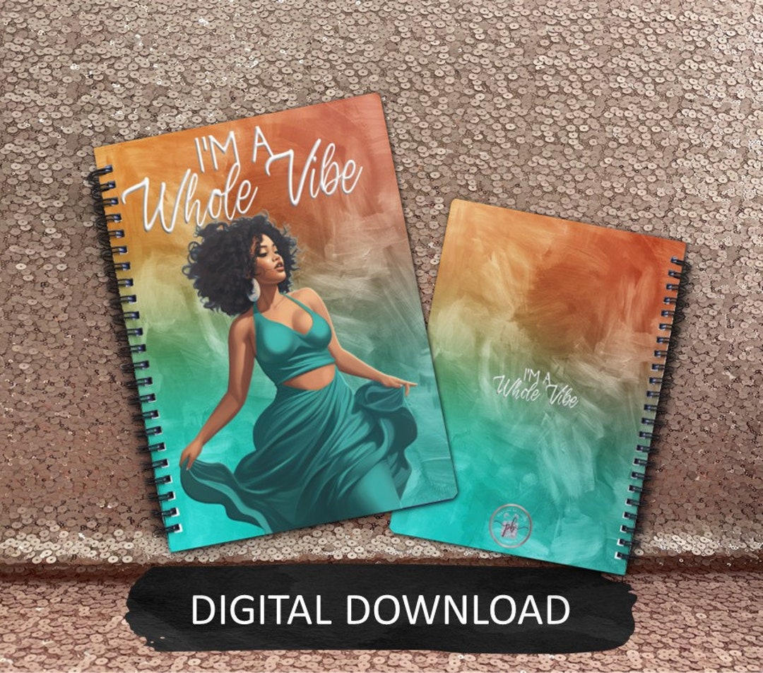 Printable "i'm A Whole Vibe" Journal/planner Cover - Etsy
