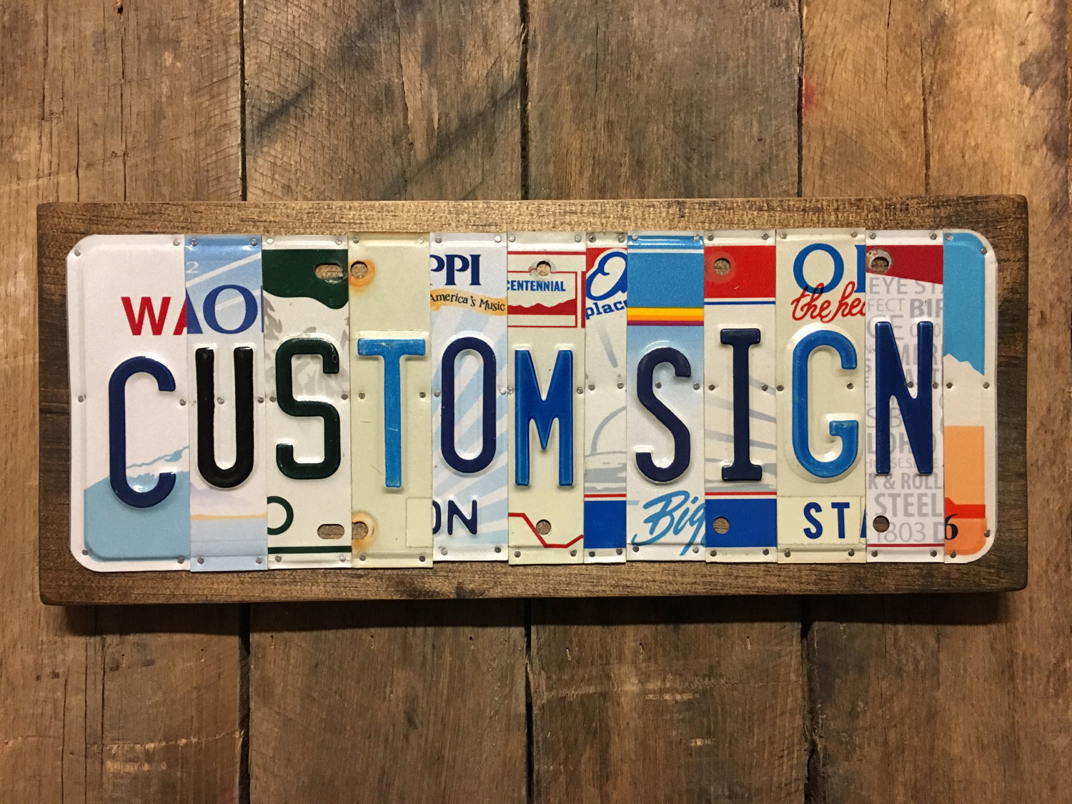 Custom License Plate Sign Last Name Custom Sign Etsy custom-license-plate-sign-last-name-custom-sign-etsy