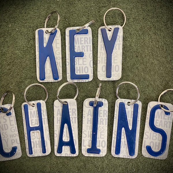 Liscene Plate Keychain - Etsy