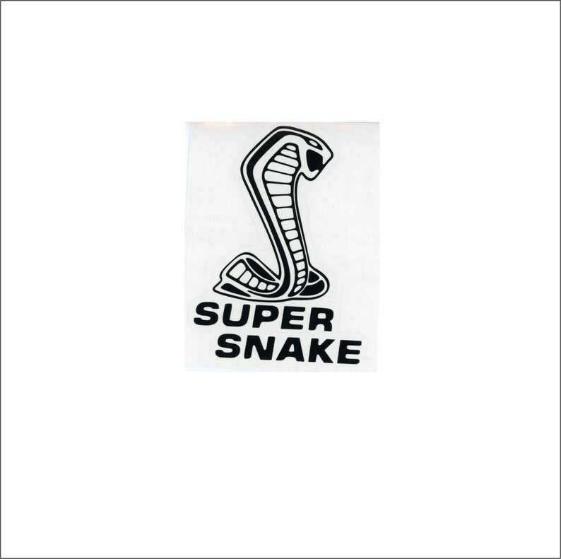 Super Snake Vinyl Decal - Etsy