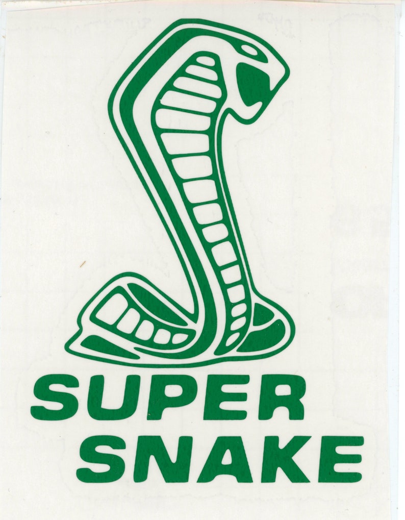 Super Snake Vinyl Decal - Etsy