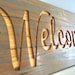 Rustic Wood Welcome Sign - Etsy