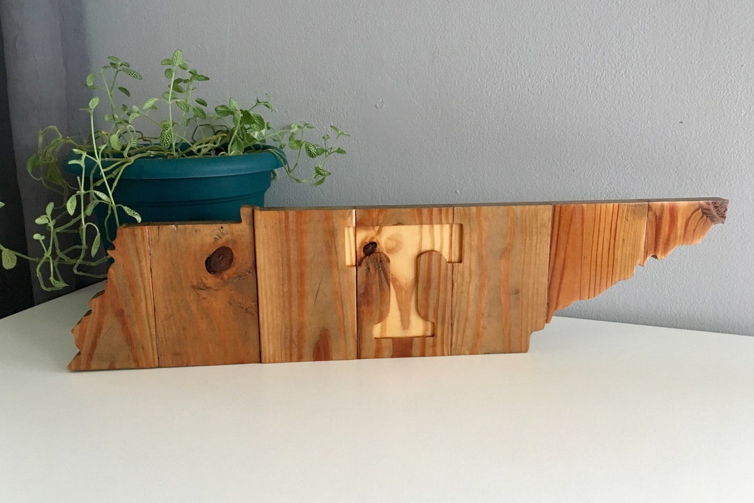 Wood Tennessee Cutout Sign - Etsy