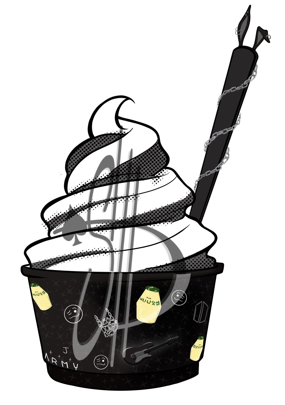 PREORDER - Koocore Froyo Sticker - Etsy