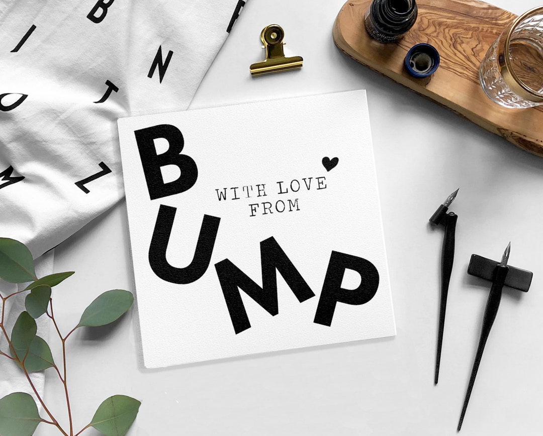 FROM THE BUMP Card - Birthday / Father's Day / Mother's Day / Valentine ...