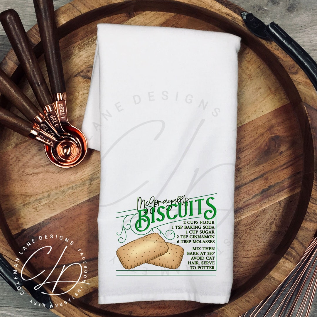 Mcgonagall's Biscuits Recipe for Magical Wizards & Witches - Etsy