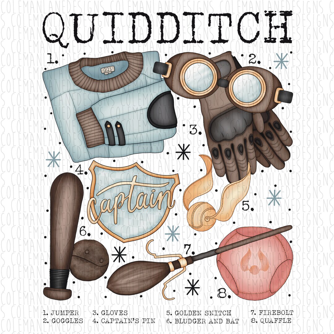 Blue House Team Quidditch Jersey Design Ready to Press Sublimation ...