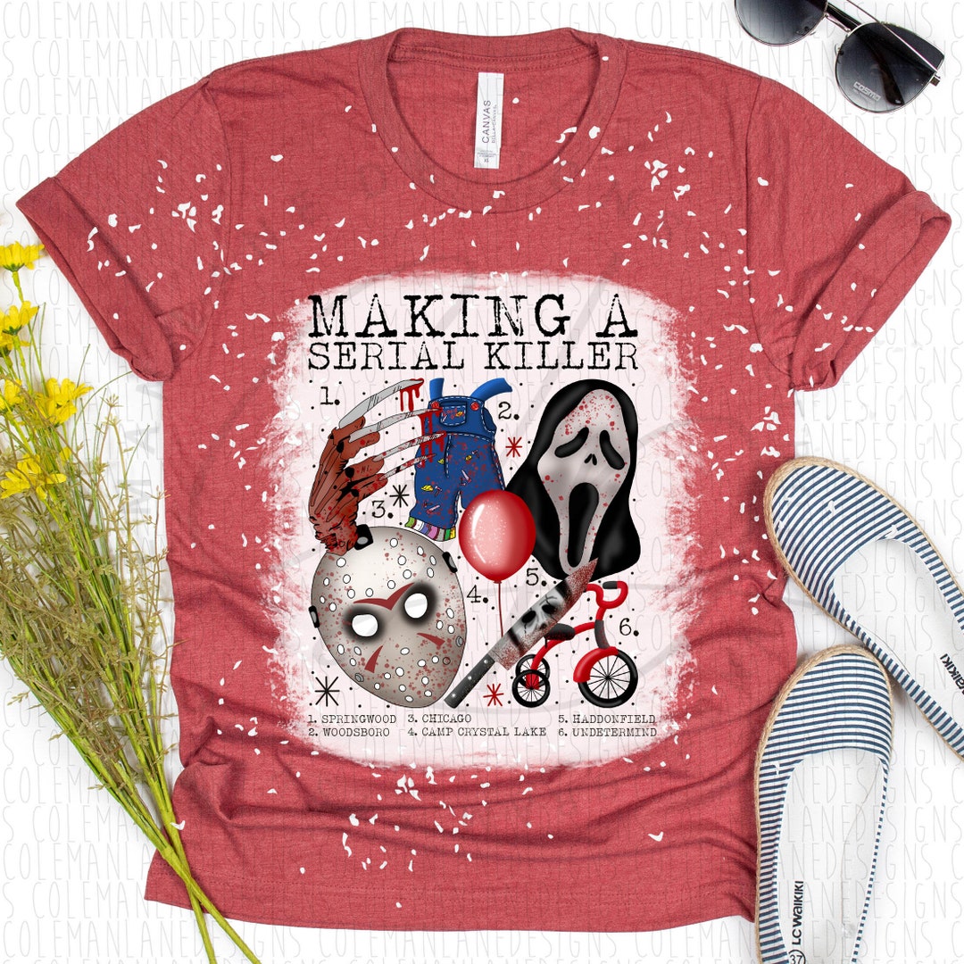 Making of A Serial Killer Chart Classic Scary Spooky - Etsy