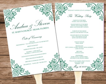 Reception program | Etsy