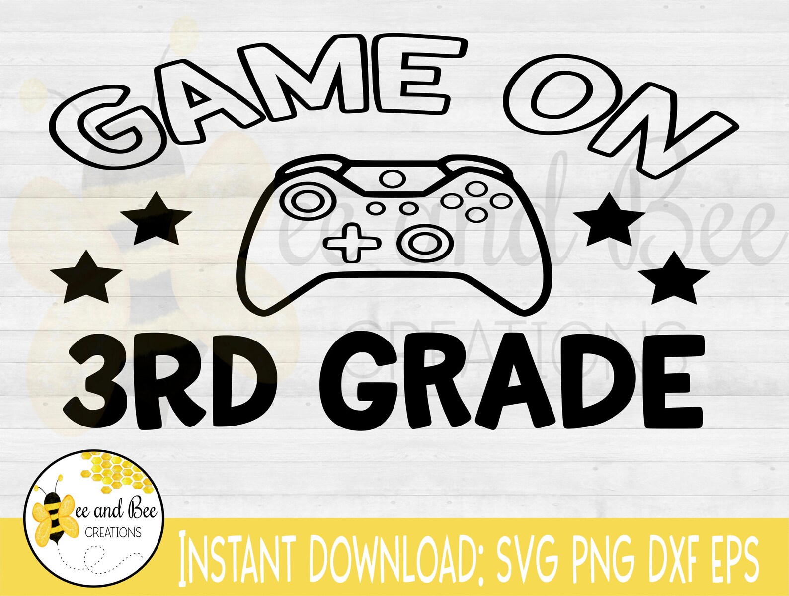 Game on 3RD Grade Svg Png Eps and Dxf Files Video Games - Etsy