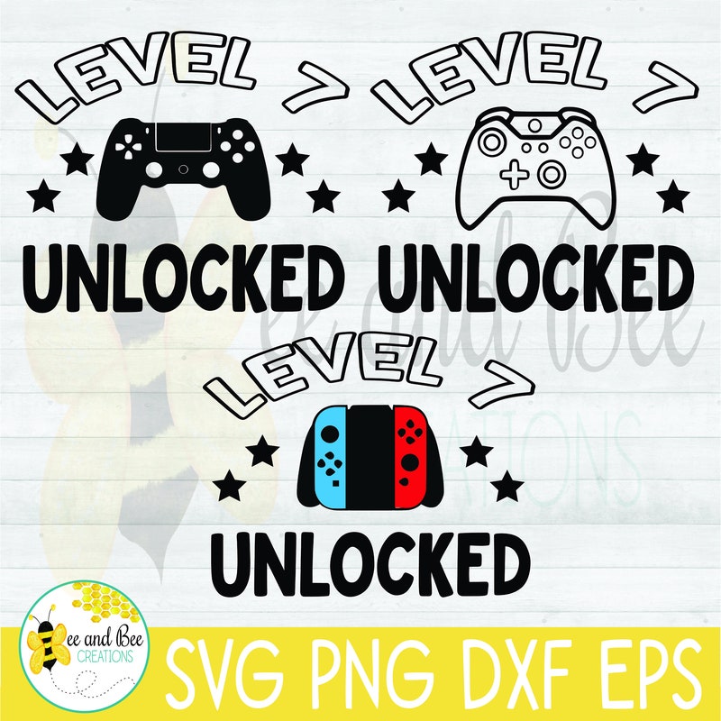 Level 7 Unlocked Svg - Etsy