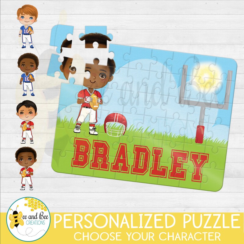 Football Jigsaw Puzzle - Etsy
