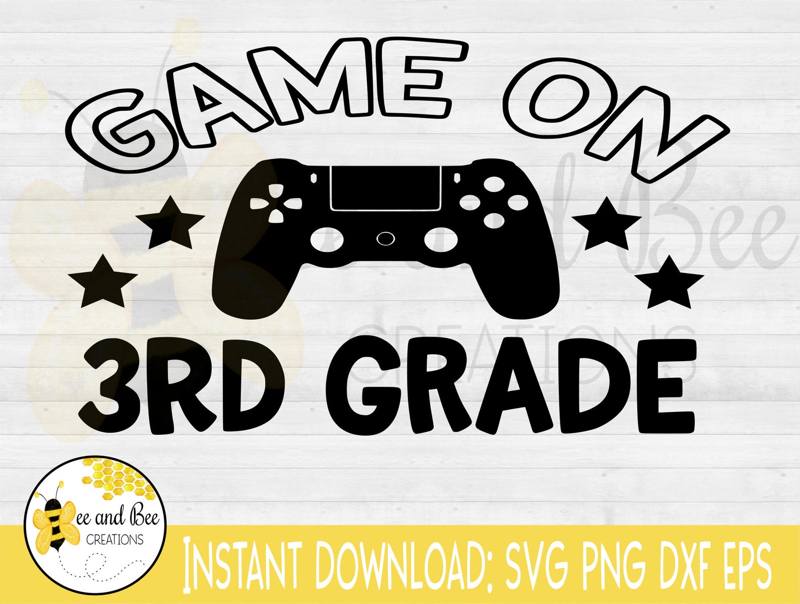 Game on 3RD Grade Svg Png Eps and Dxf Files Video Games | Etsy