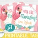Flamingo Gift Tag Png, Pdf and Jpg Files Teacher Appreciation, Back to ...